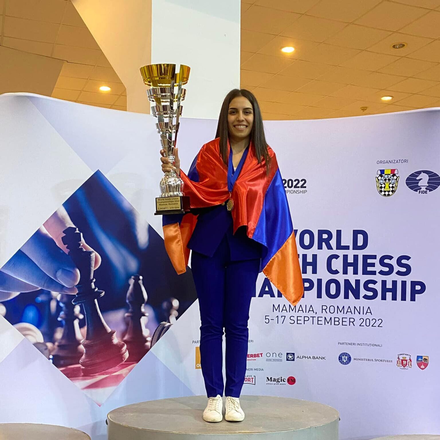Armenia's Mariam Mkrtchyan named sole winner of youth chess tournament ...